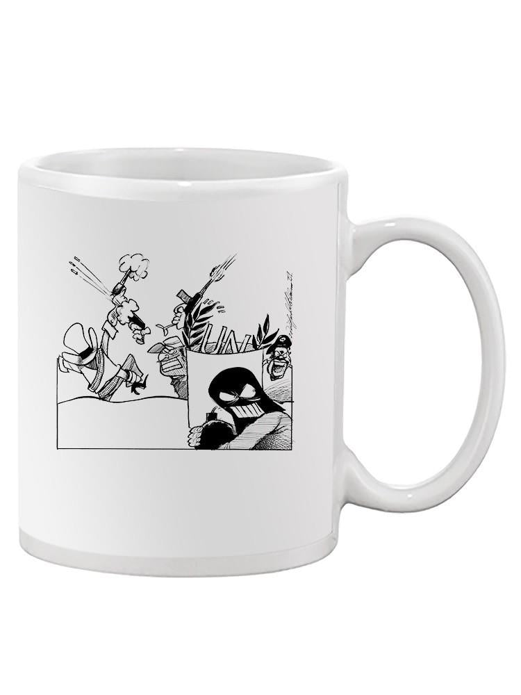 No Man's Un. Mug -Wilfred Hildonen Designs